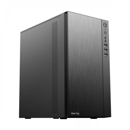Value Top VT-M100 Mid Tower Micro-ATX Black Desktop Casing with ...